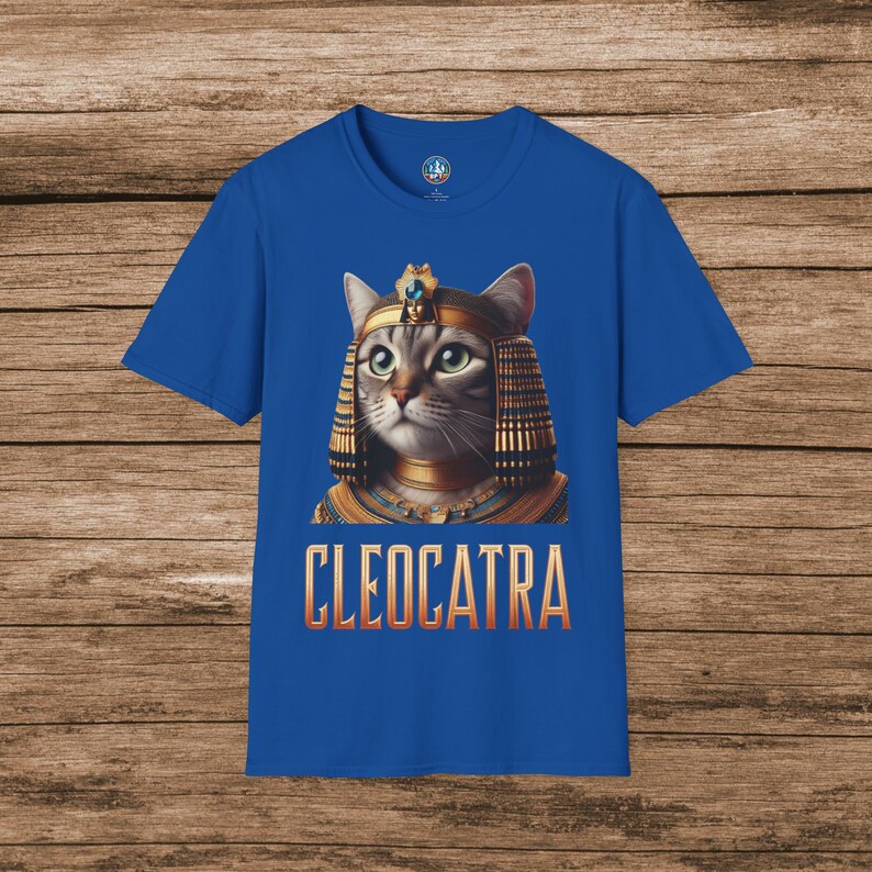 Cleocatra Tee Feline Elegance, Cleopatra-inspired Cat Design, Unisex - Etsy