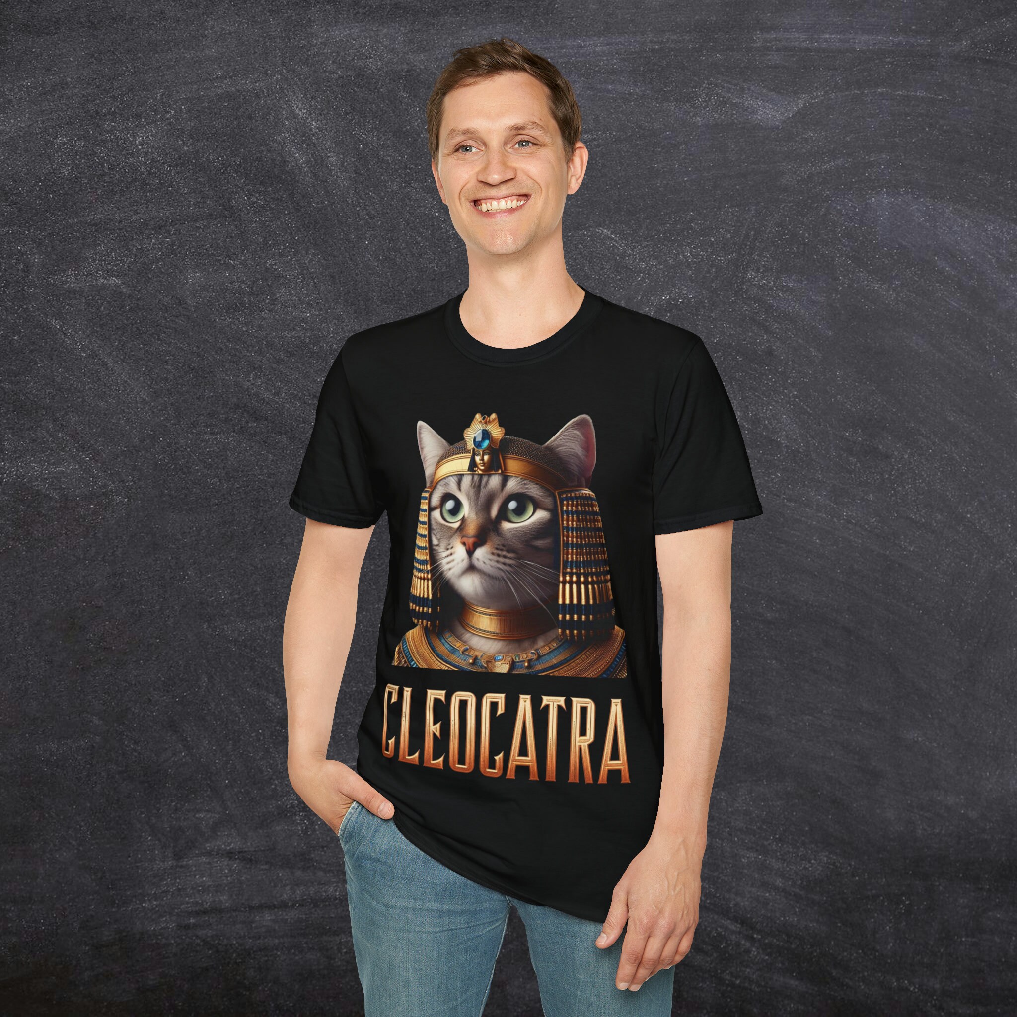 Cleocatra Tee Feline Elegance, Cleopatra-inspired Cat Design, Unisex - Etsy