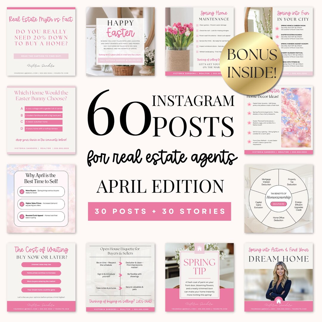 April Real Estate Spring Social Media Spring Real Estate Marketing ...