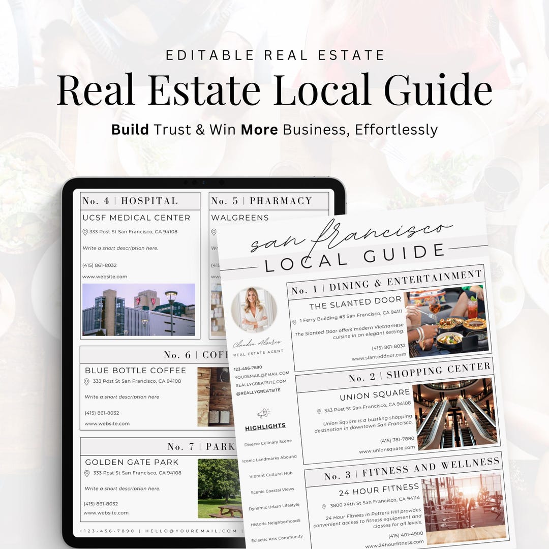 Real Estate Local Guide, Real Estate Local Community Guide, Realtor ...