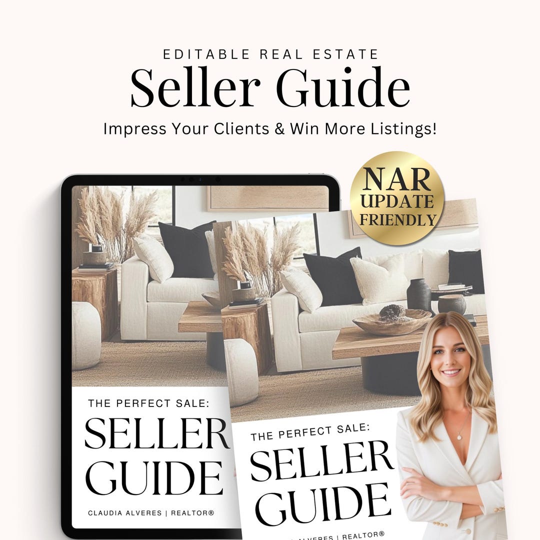 Listing Presentation for Real Estate, Seller Real Estate Checklist ...