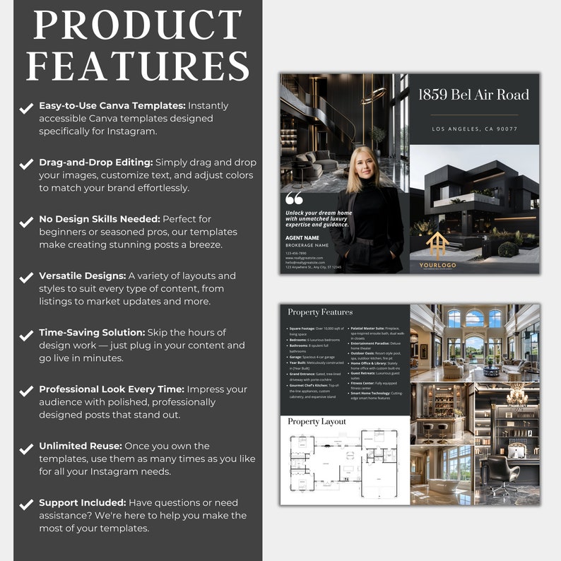 Luxury Listing Brochure, Luxury Real Estate Listing, Luxury Listing ...