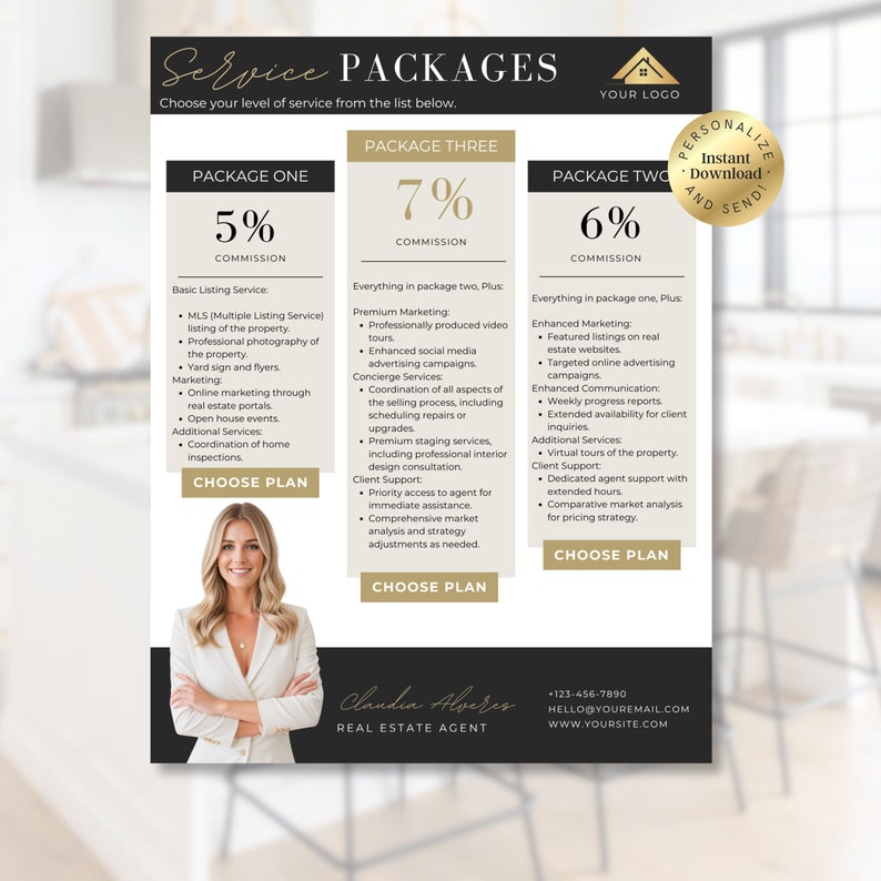 Real Estate Commission Template, Real Estate Commission Sheet, Real ...