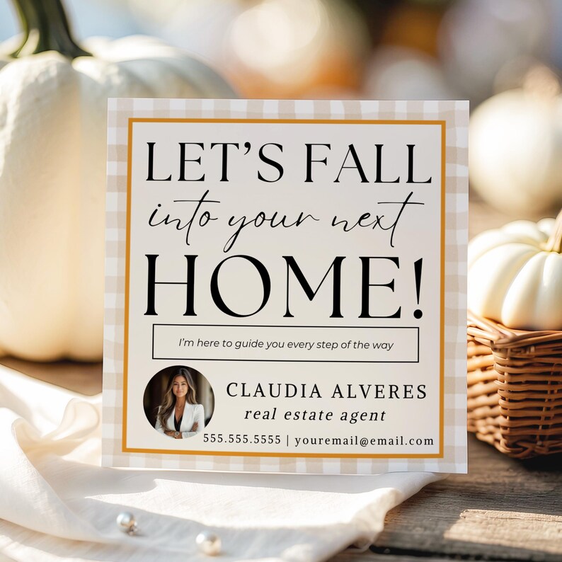 Fall Real Estate Pop by Tag: Thanksgiving Realtor Marketing (canva ...