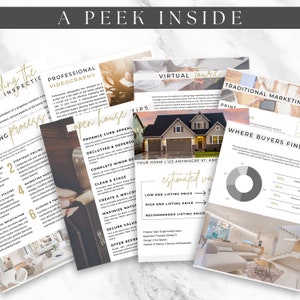 Listing Presentation for Real Estate, Seller Real Estate Checklist ...