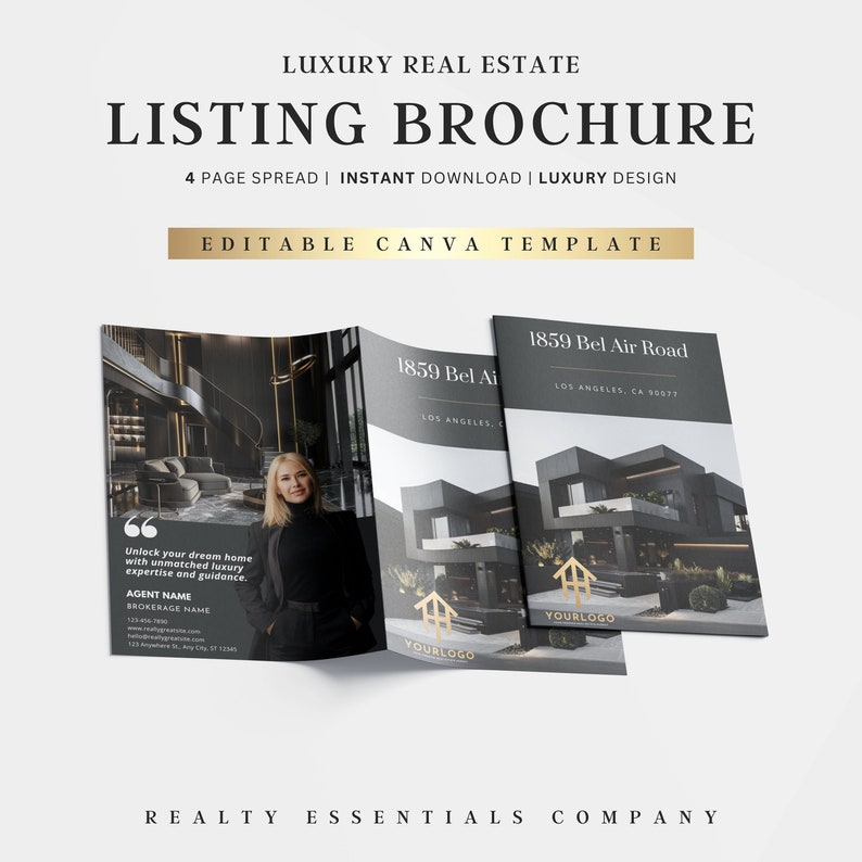 Luxury Listing Brochure, Luxury Real Estate Listing, Luxury Listing Flyer, Luxury Listing ...