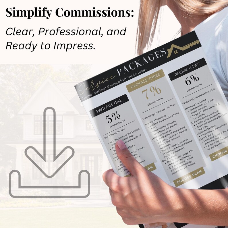 Real Estate Commission Template, Real Estate Commission Sheet, Real ...