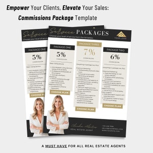 Real Estate Commission Template, Real Estate Commission Sheet, Real ...