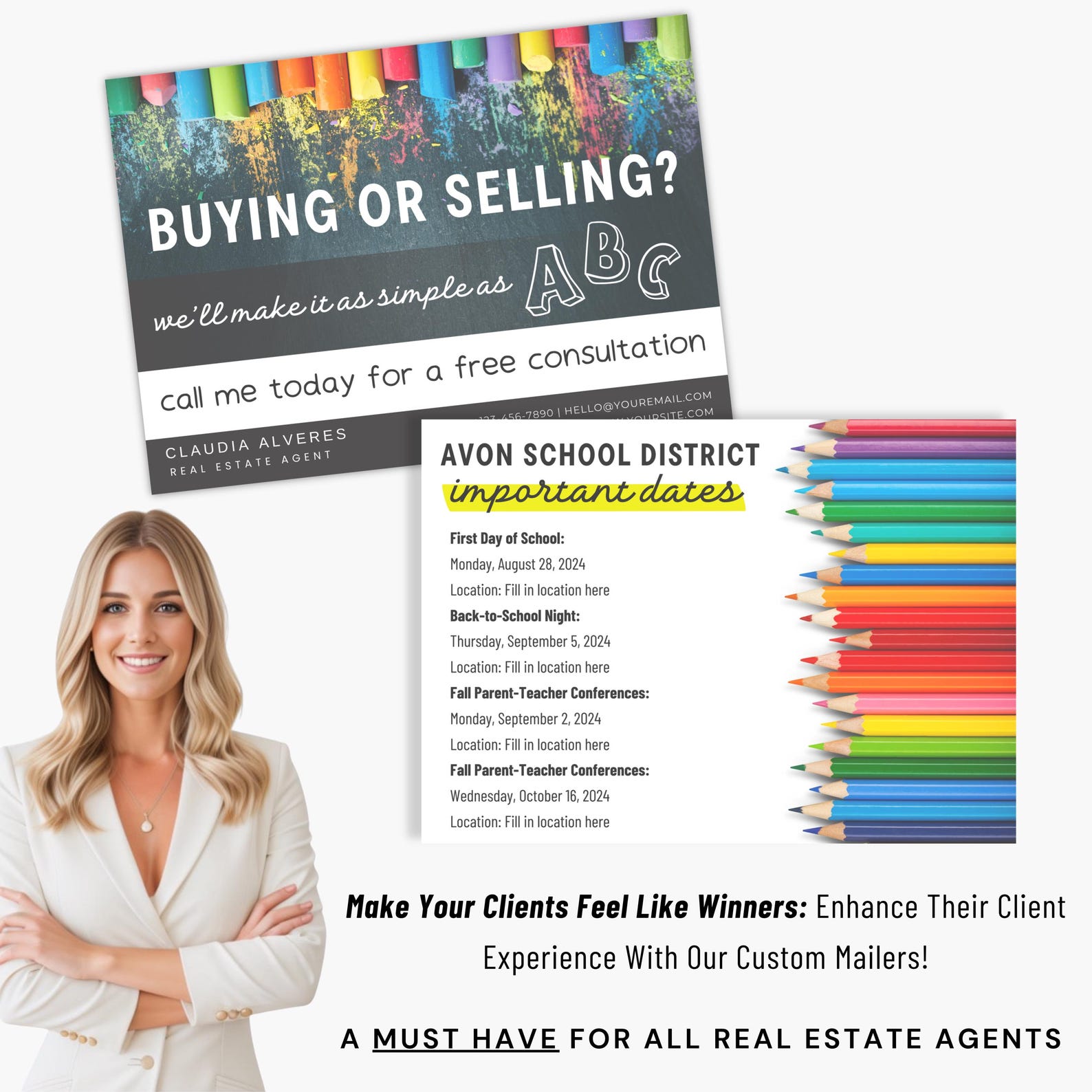 Back to School Real Estate Marketing, Back to School Real Estate Pop By ...