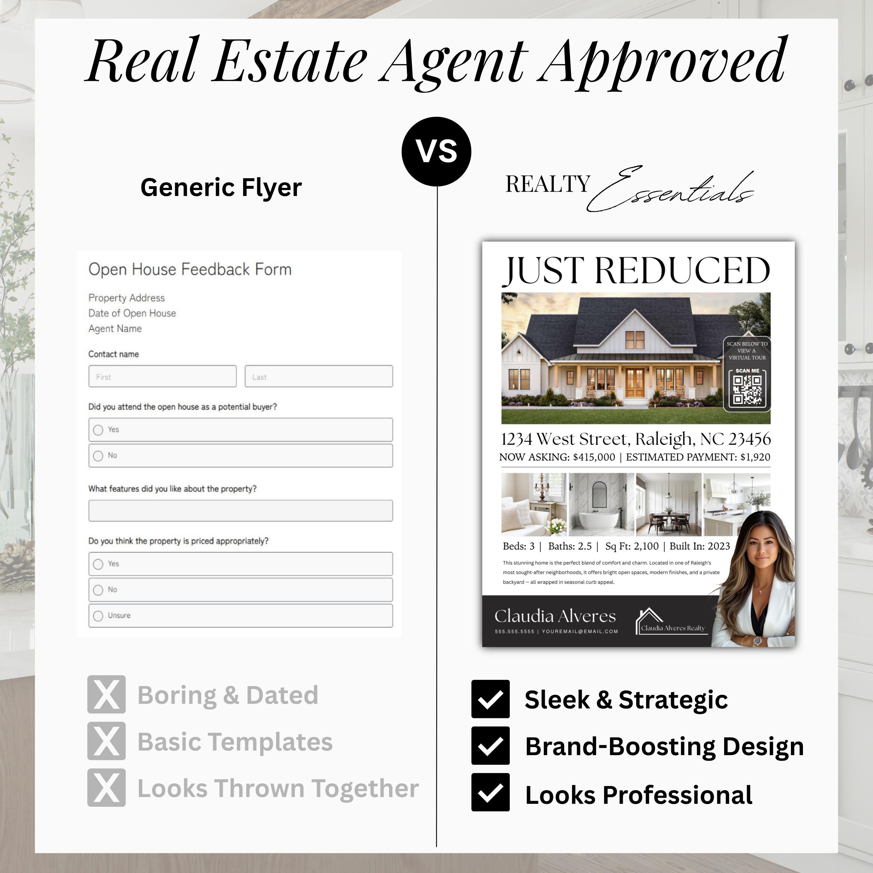 Real Estate Price Drop Flyer Template Just Reduced Editable Canva ...