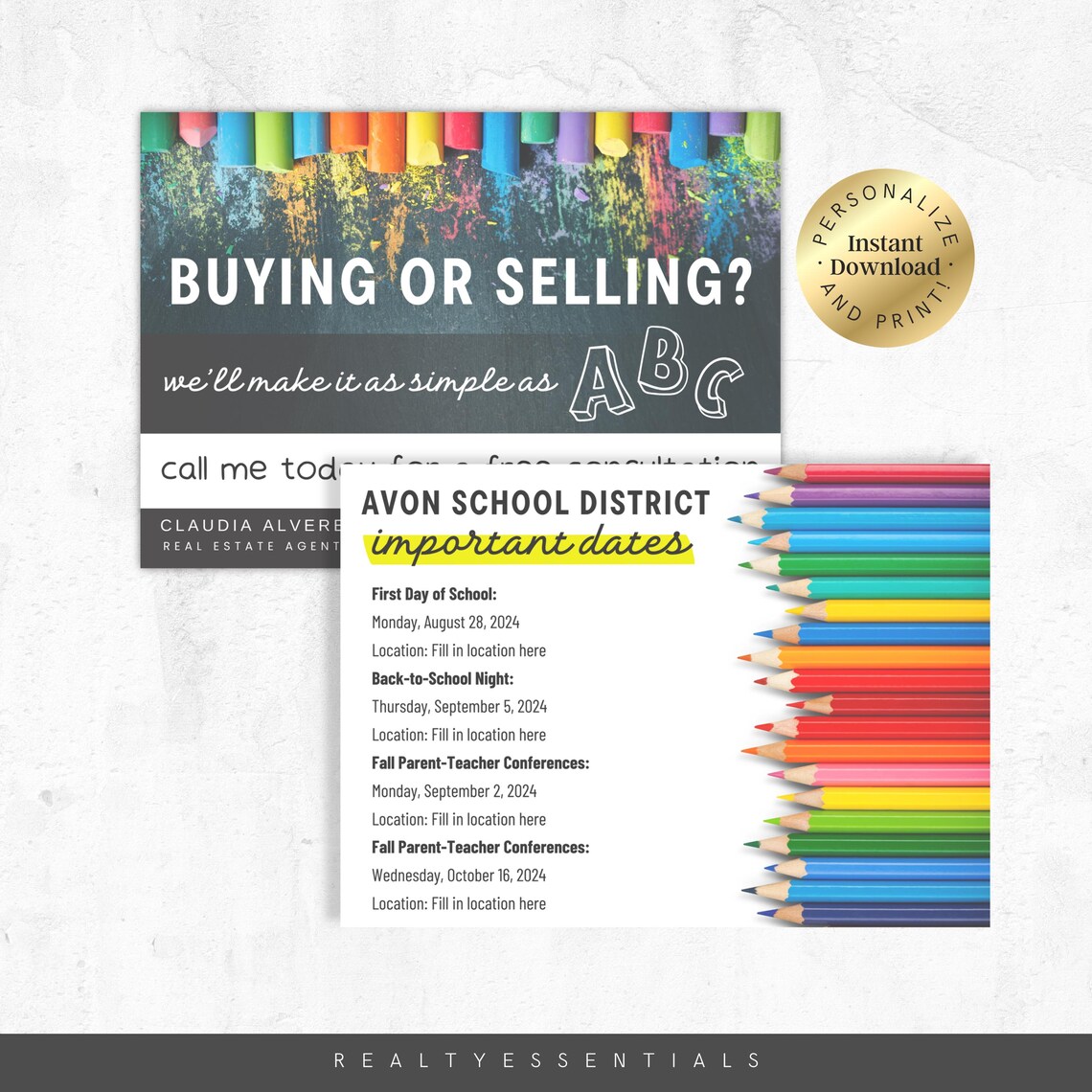 Back to School Real Estate Marketing, Back to School Real Estate Pop By ...