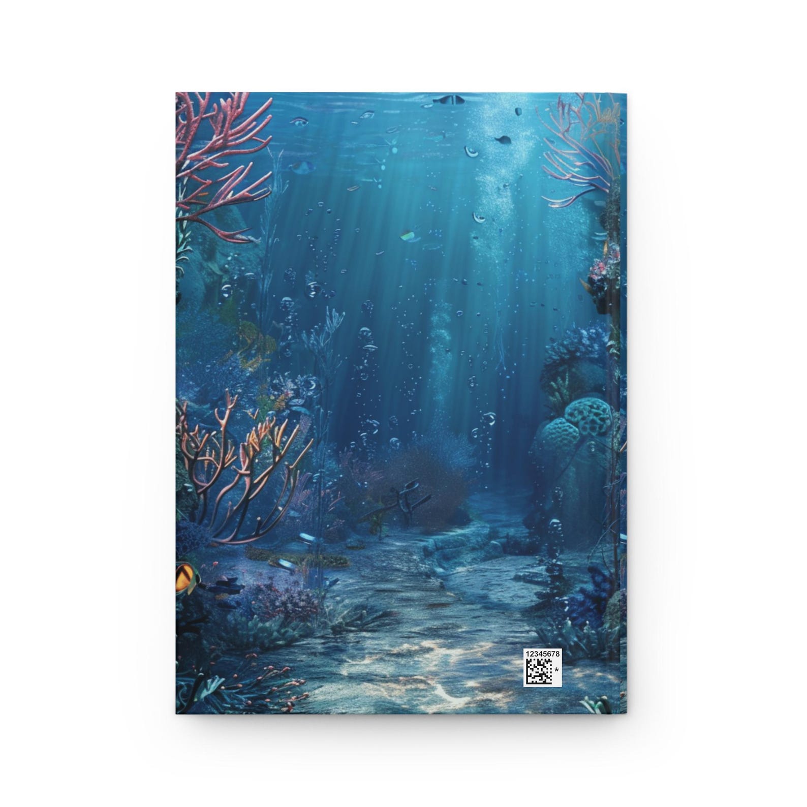Coral Reef Hardcover Journal, Matte Finish, Ocean Theme Notebook, Sea ...