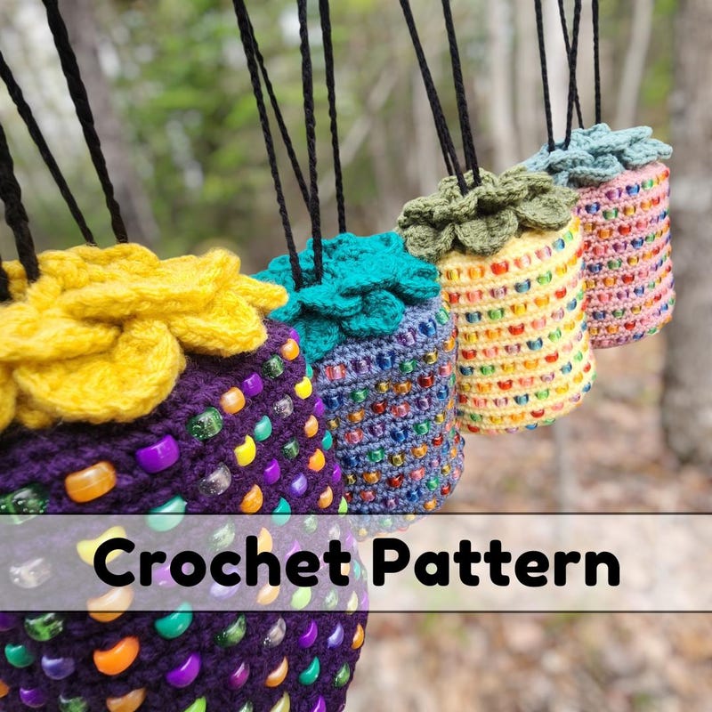 Berry Beaded Purse - Etsy