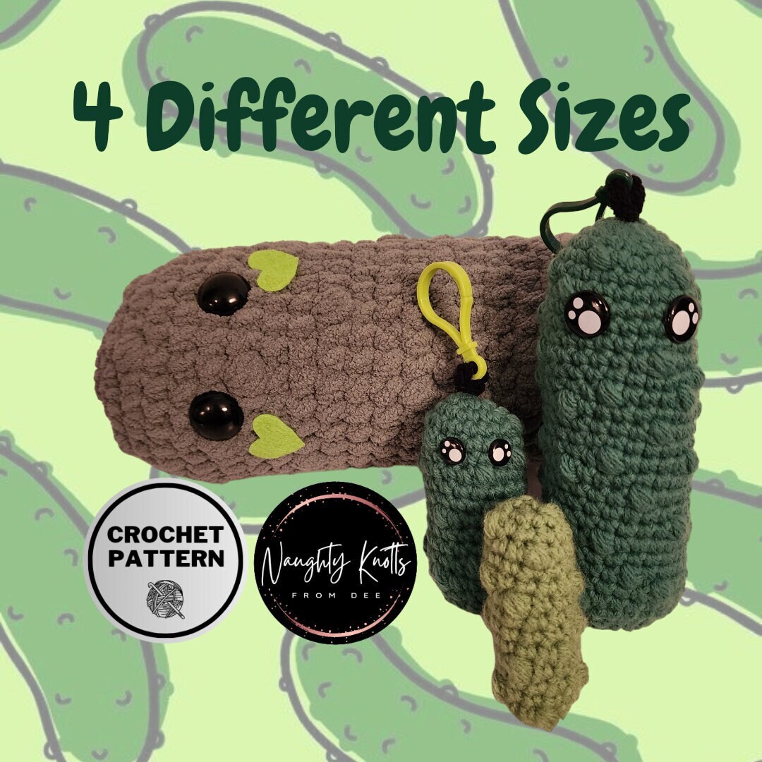 Crochet Pattern Pickles Amigurumi Plushies Beginner Friendly Market ...