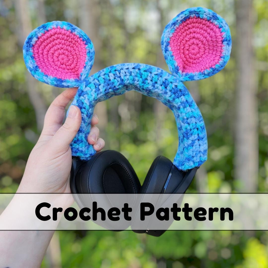 Crochet Mouse Headset Cover Pattern: Gamer Animal Accessory (PDF) - Etsy