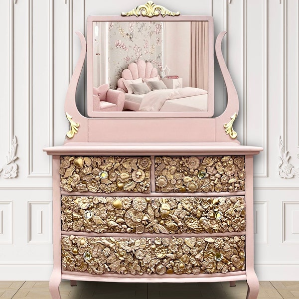 Pink Dresser - Etsy