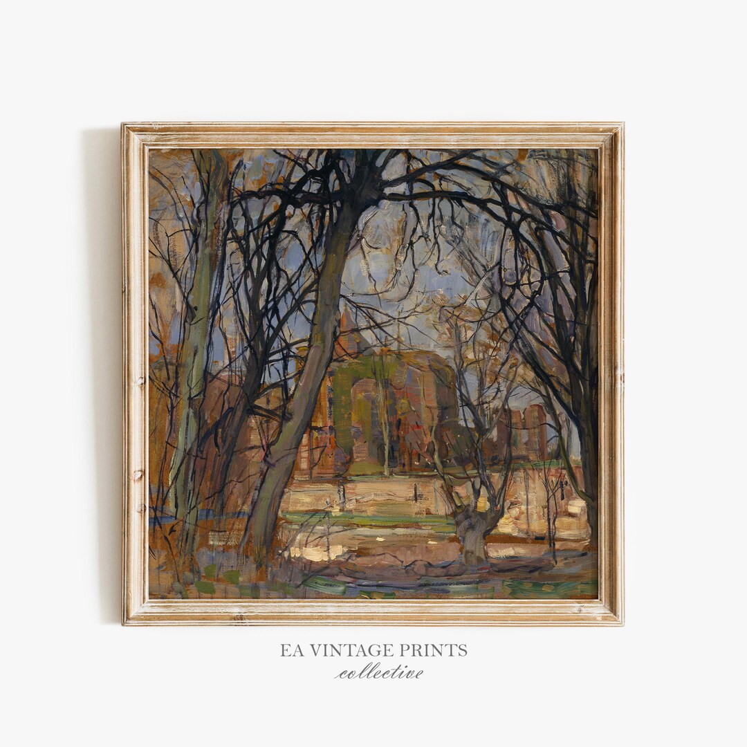 Piet Mondrian - Spring Sun - Castle Ruin - Brederode | Office Wall ...