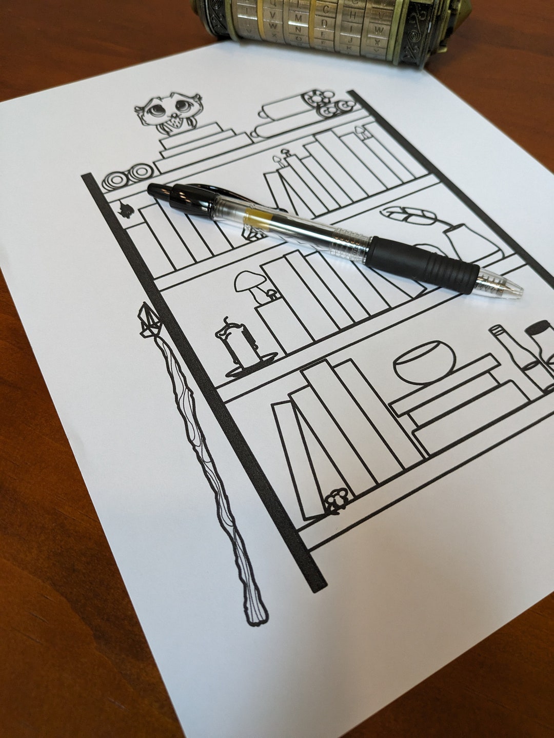 Wizard Visual Habit Tracker/ Everyday Visual Reminder/ Instant Download ...