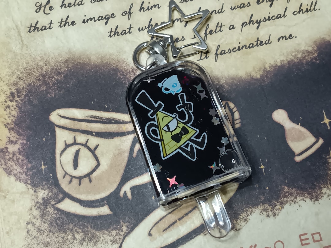 Bill Cipher Popsicle Oil Liquid Charm || Gravity Falls Inspired Liquid ...