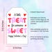 EDITABLE Valentine Gift Tags, Printable Kids Valentine Tags, Classroom ...