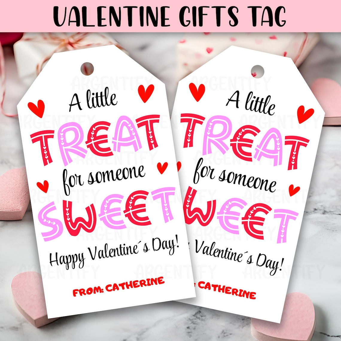 EDITABLE Valentine Gift Tags, Printable Kids Valentine Tags, Classroom ...