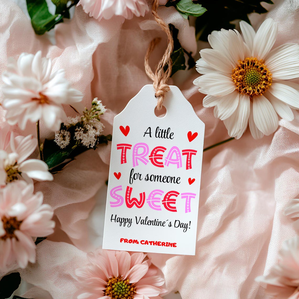 EDITABLE Valentine Gift Tags, Printable Kids Valentine Tags, Classroom ...