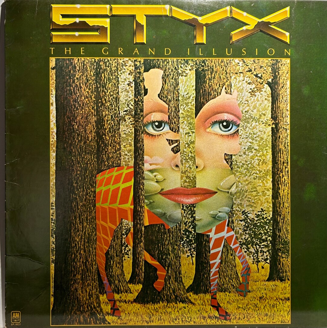 STYX, the Grand Illusion, 1977 Vinyl Album - Etsy