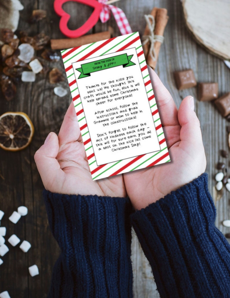 Printable Mini Elf Letter, Elf Mail, Elf Printables, Letter From Elf ...
