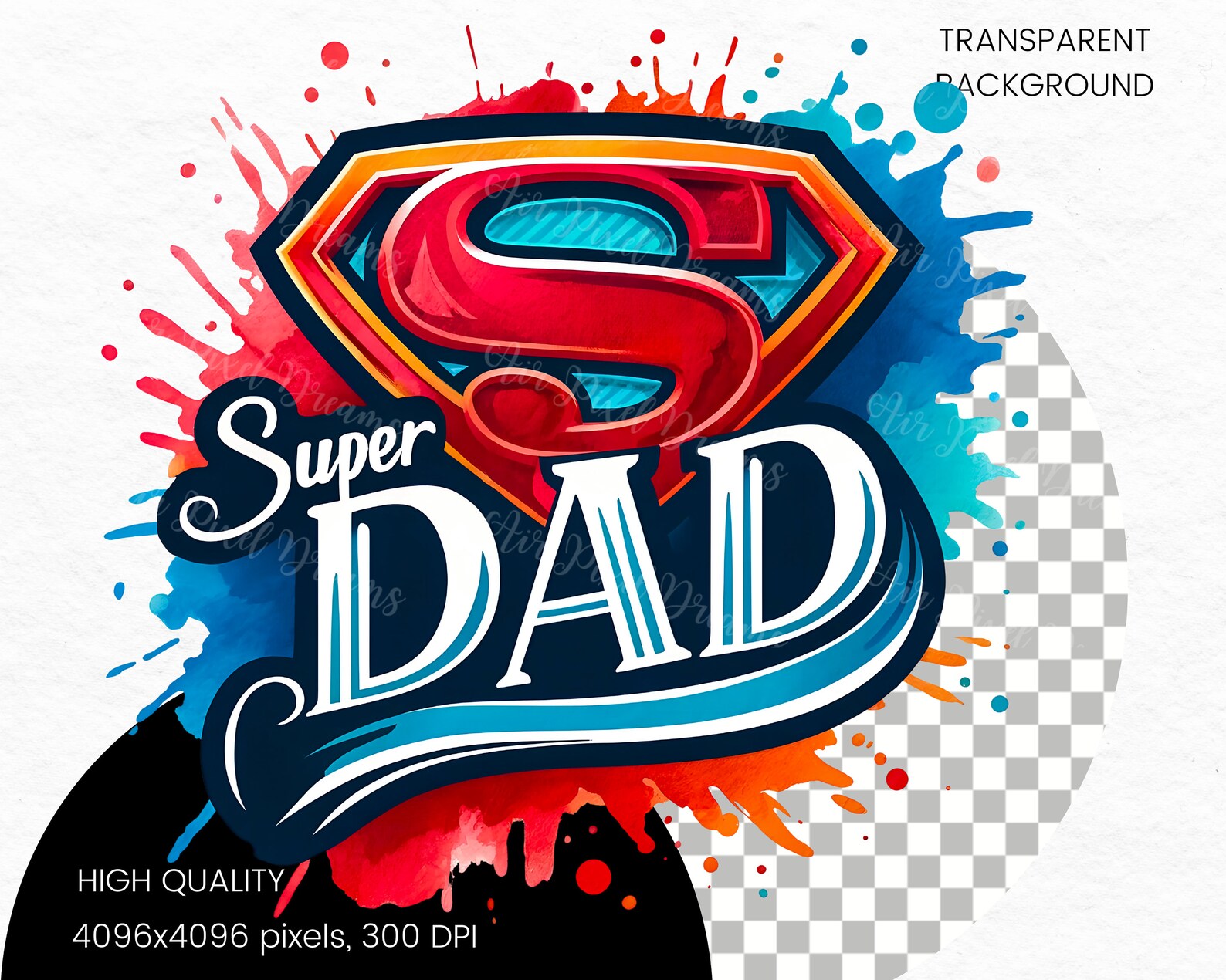 Super Dad Png, Dad Png, Fathers Day Clipart, Daddy Png, Gift for Dad ...