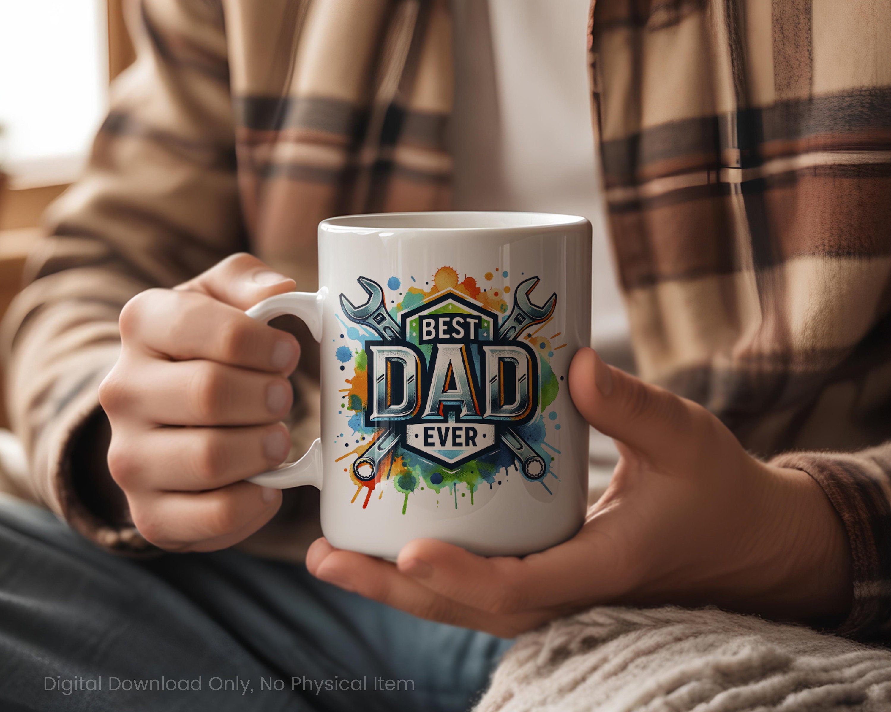Best Dad Ever Png, Super Dad Png, Dad Png, Fathers Day Clipart, Daddy ...