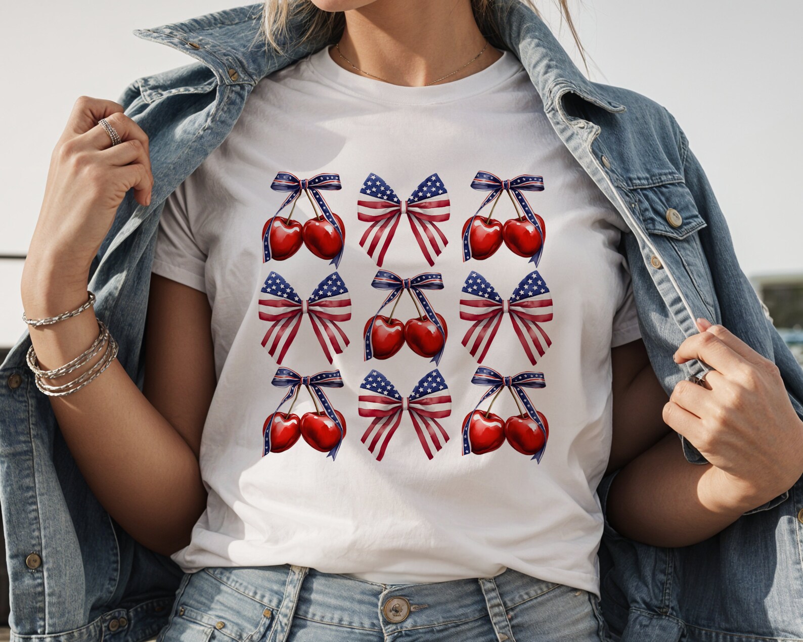 4th of July Coquette Bows Png, Coquette 4th of July, America Coquette ...