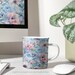 Pastel Blue Botanical Seamless Flower Pattern Set, Flower Seamless ...