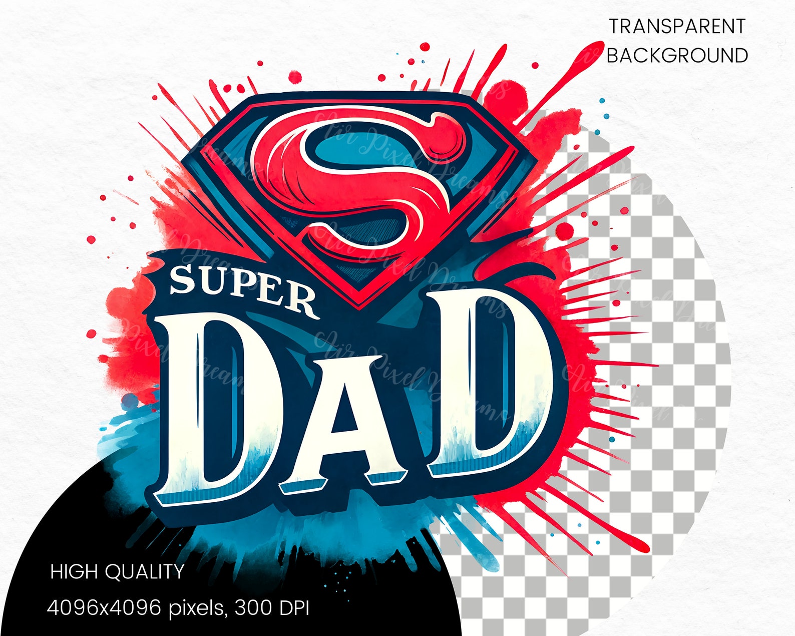 Super Dad Png, Dad Png, Fathers Day Clipart, Daddy Png, Gift for Dad ...