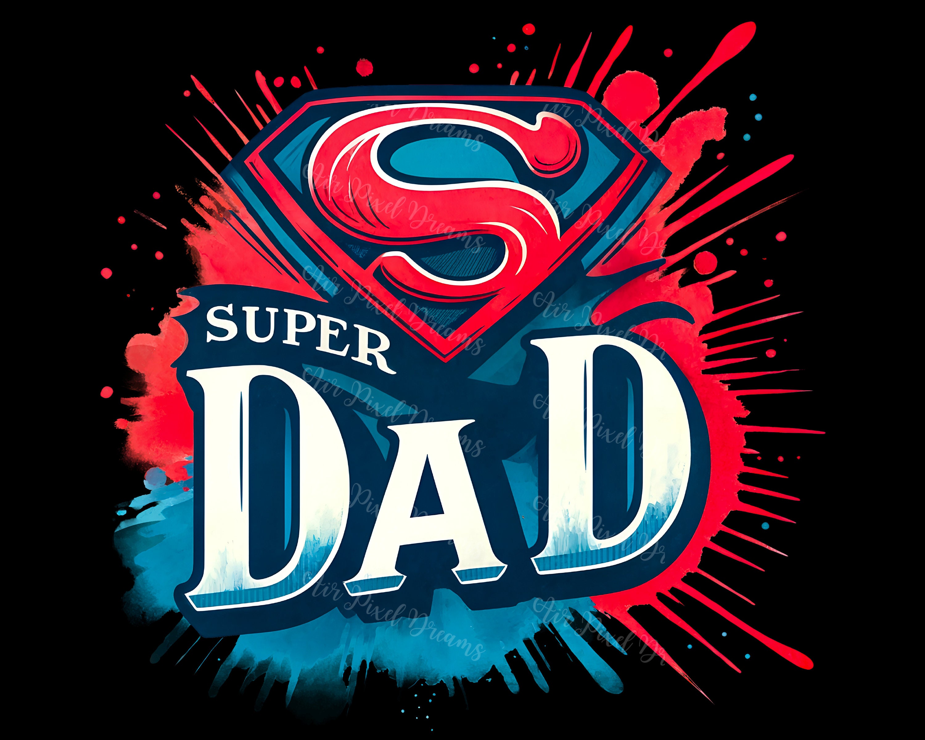 Super Dad Png, Dad Png, Fathers Day Clipart, Daddy Png, Gift for Dad, Dad Clipart Sublimation ...