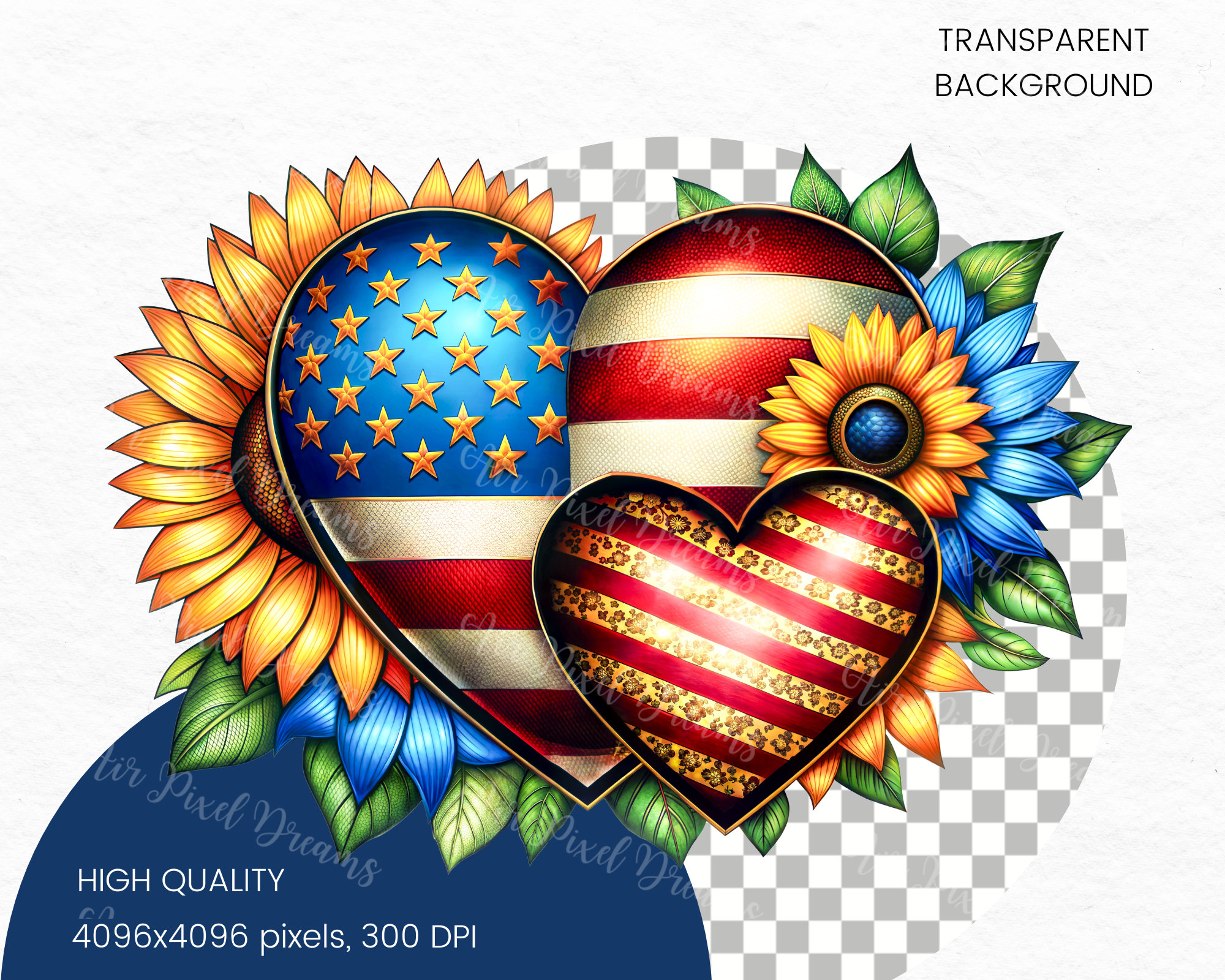 American Heart Flag Cliparts, Americanflag Downloadable, Americanflag ...