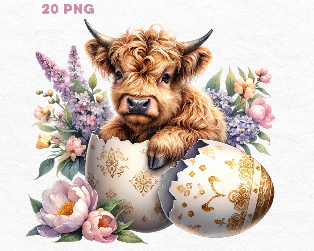 Easter Egg Animals Clipart Set, 20 Png, Easter Bundle, Western Easter ...