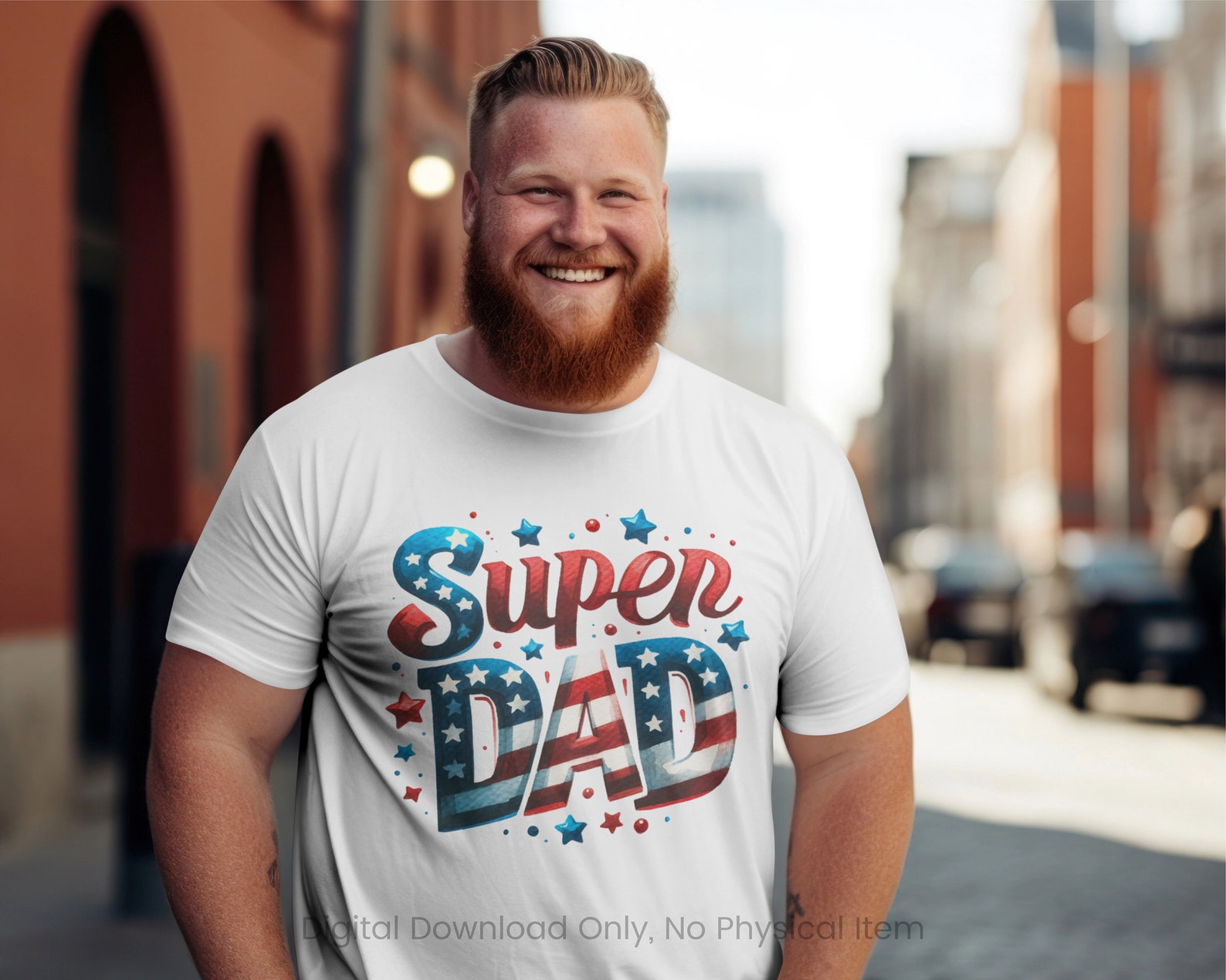 Super Dad PNG Clipart - Digital Download, Father's Day Sublimation, USA ...