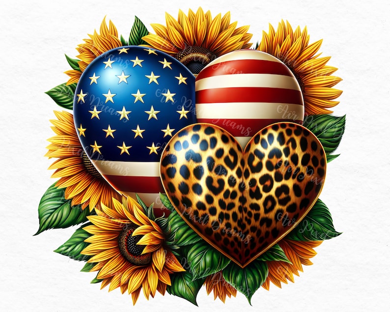American Heart Flag Cliparts, Americanflag Downloadable, Americanflag ...