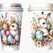 Easter Coffee Cups Clipart Collection, 20 Png Files, Coffee Cups Png ...
