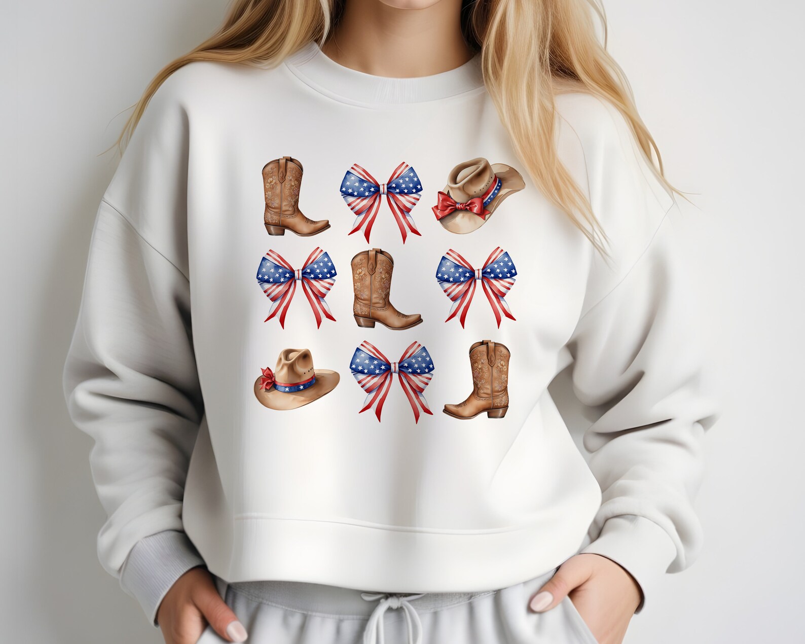 Coquette 4th of July PNG, USA Flag Cowgirl, Western Artful Print ...