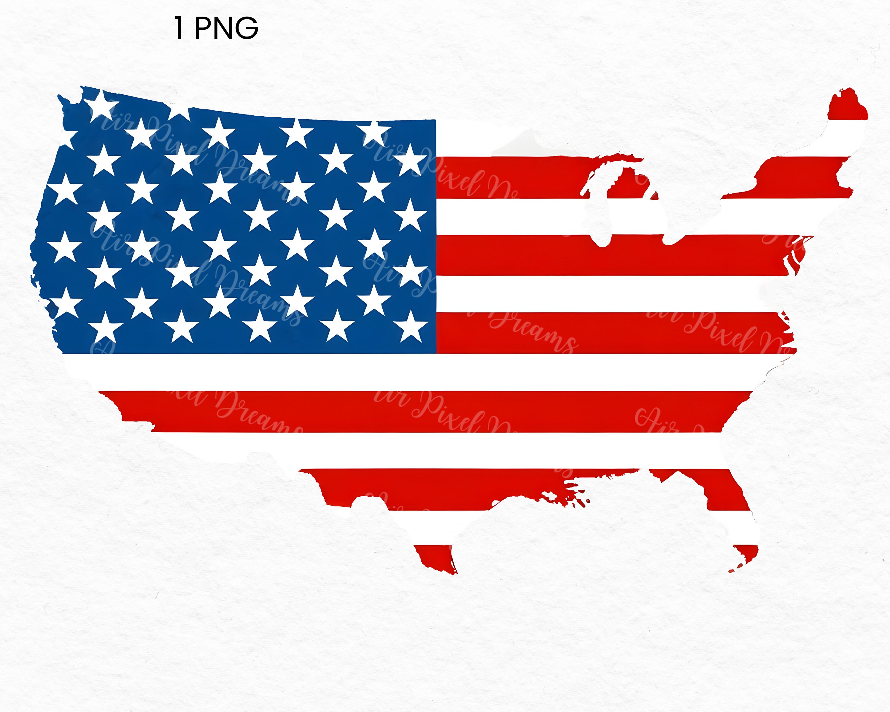 4th of July Png, American Flag Png, Usaflag Printables, Country 4th Png ...