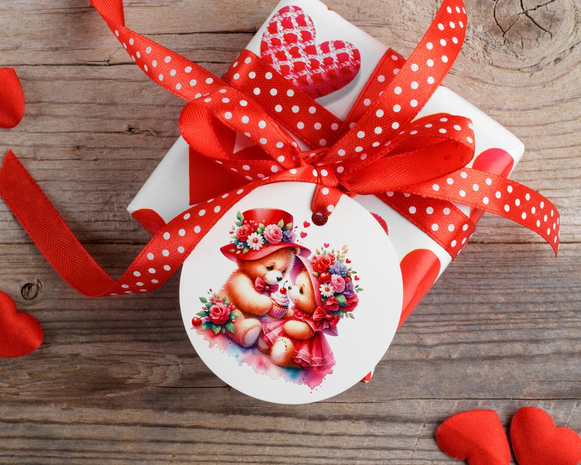Watercolor Teddy Bear Clipart 15 PNG Valentines Day Clipart, Valentines ...