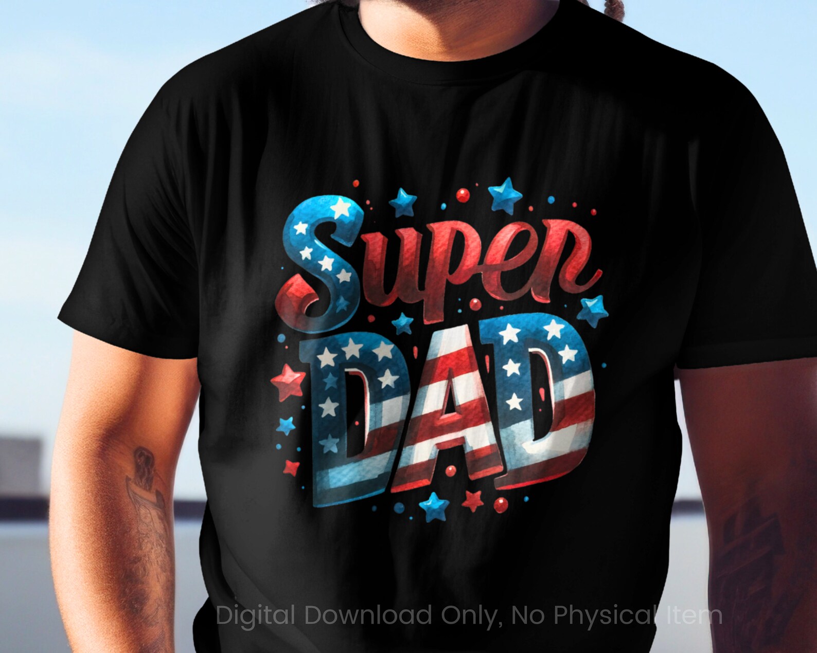 Super Dad PNG Clipart - Digital Download, Father's Day Sublimation, USA ...