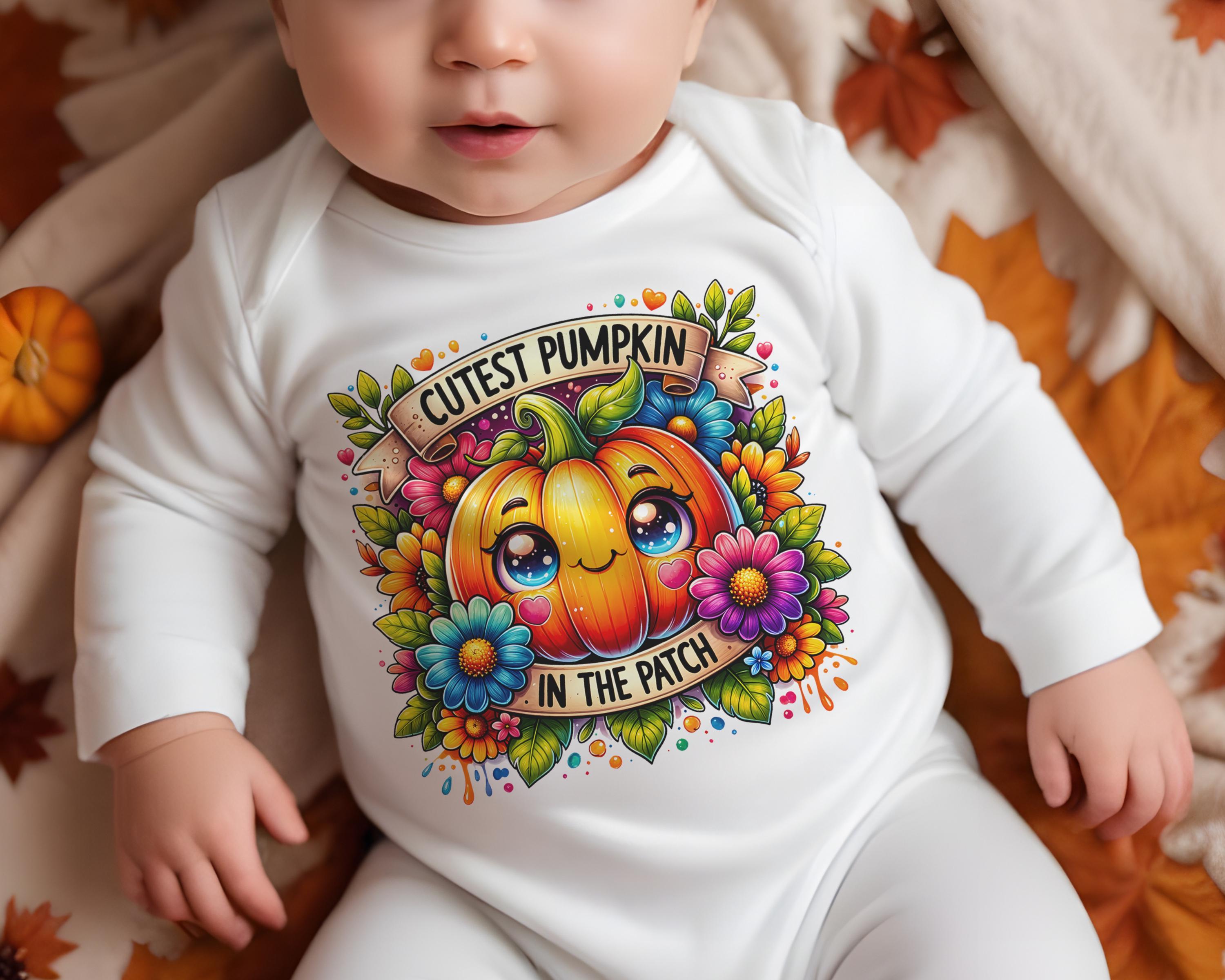 Cutest Pumpkin in the Patch - Fall Girl PNG, Pumpkin Patch PNG ...
