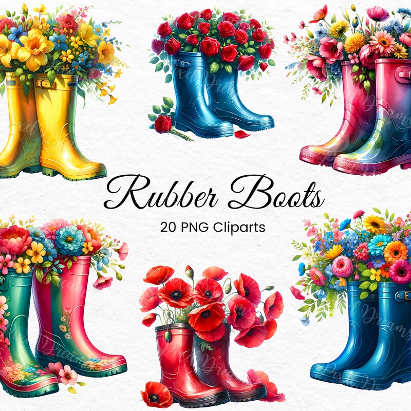 Spring Clipart - Etsy