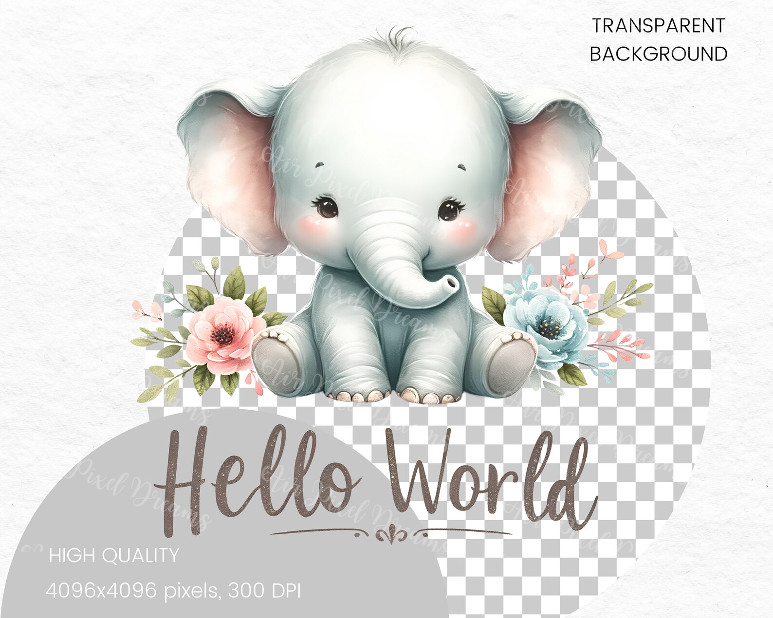 Welcome Baby Animal Clipart Bundle, Baby Shower Clipart, Welcome Baby ...