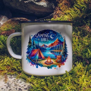 Camping Vibes PNG, Camping Quote PNG, Tent and Campfire Clipart Camping ...