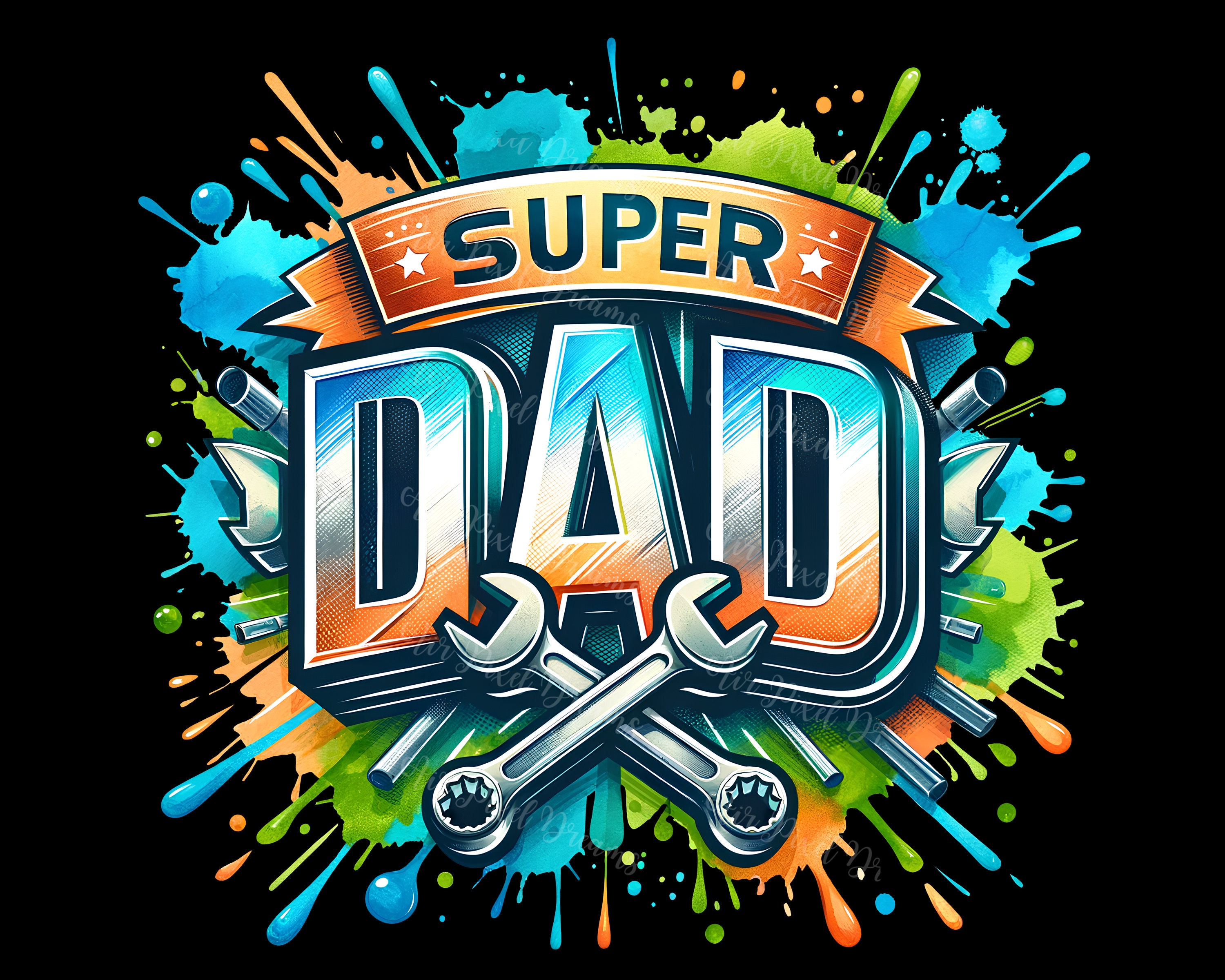 Super Dad Png, Dad Png, Fathers Day Clipart, Daddy Png, Gift for Dad ...