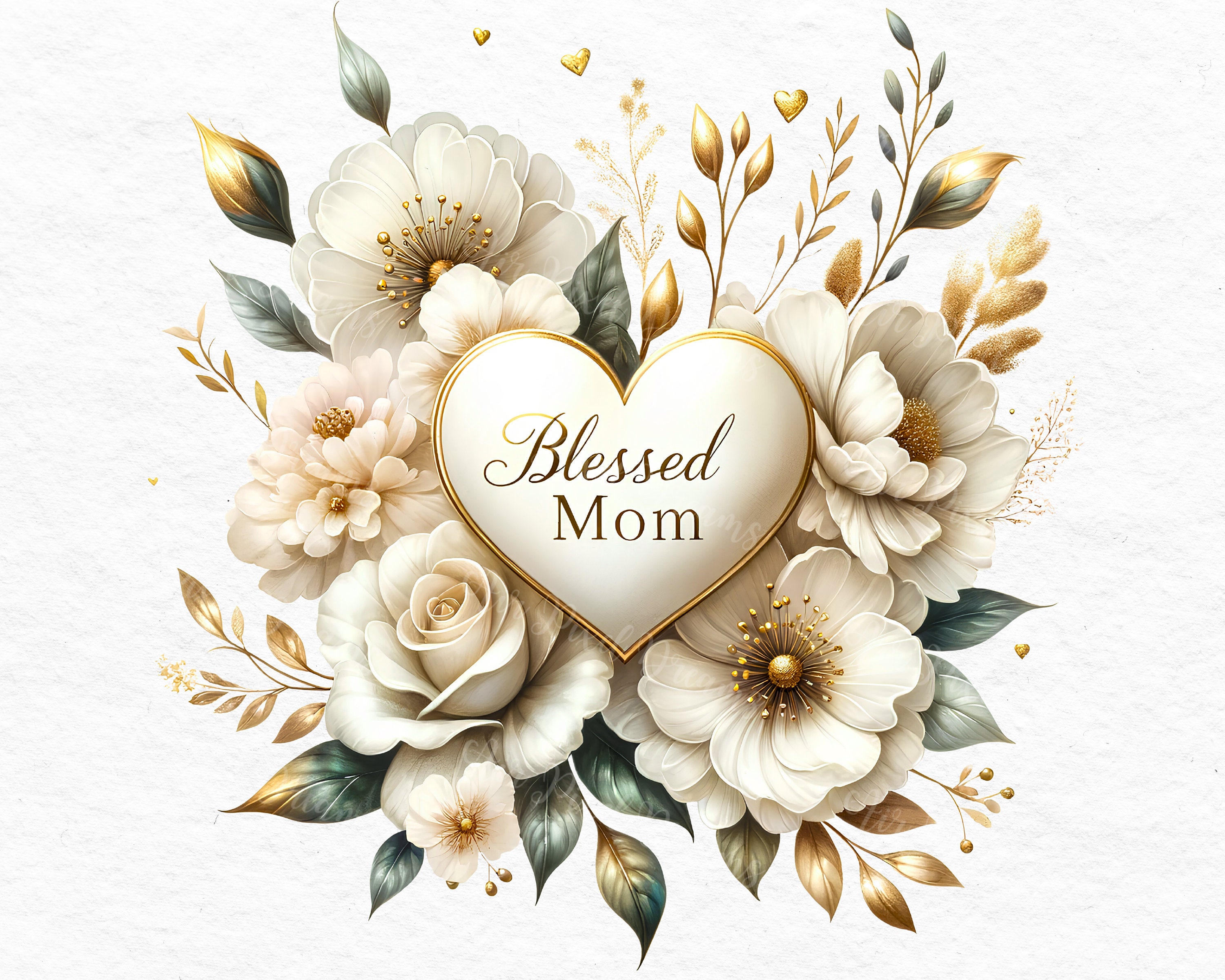 Blessed Mom Png, Mom Day Design Bundle, Mothers Day Bundle, Mother's ...