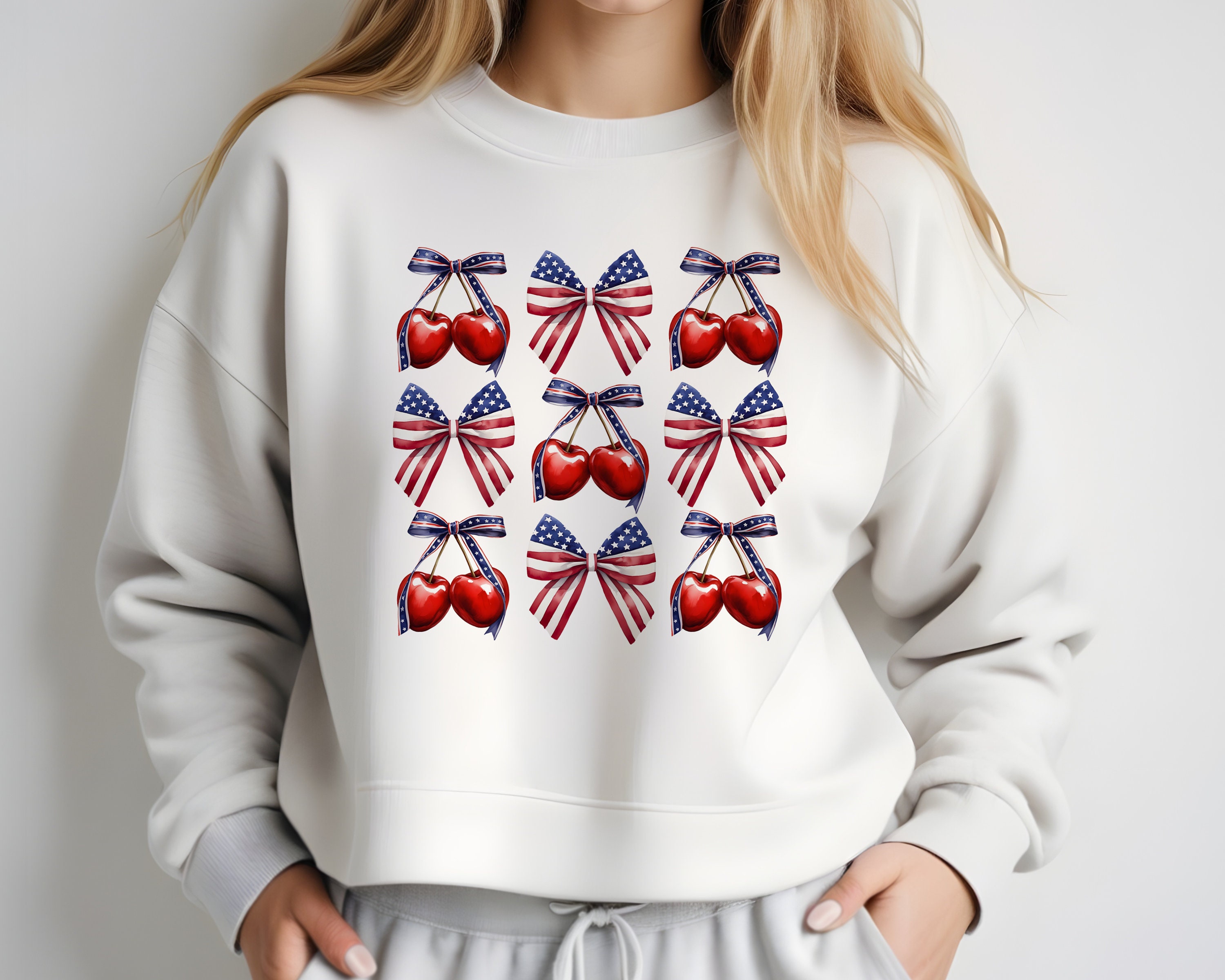4th of July Coquette Bows Png, Coquette 4th of July, America Coquette ...